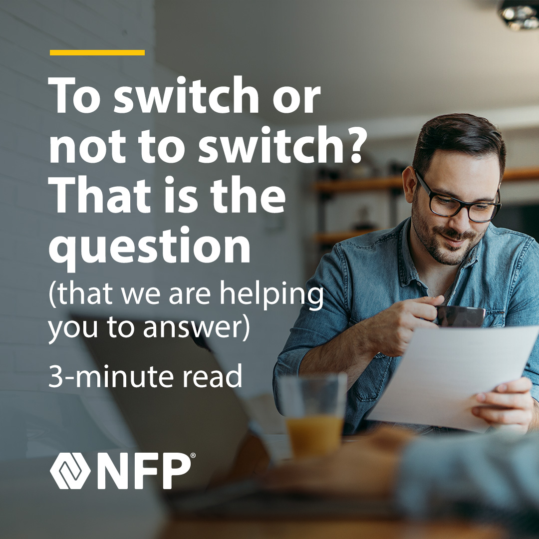 To switch or not to switch? That is the question (that we ar